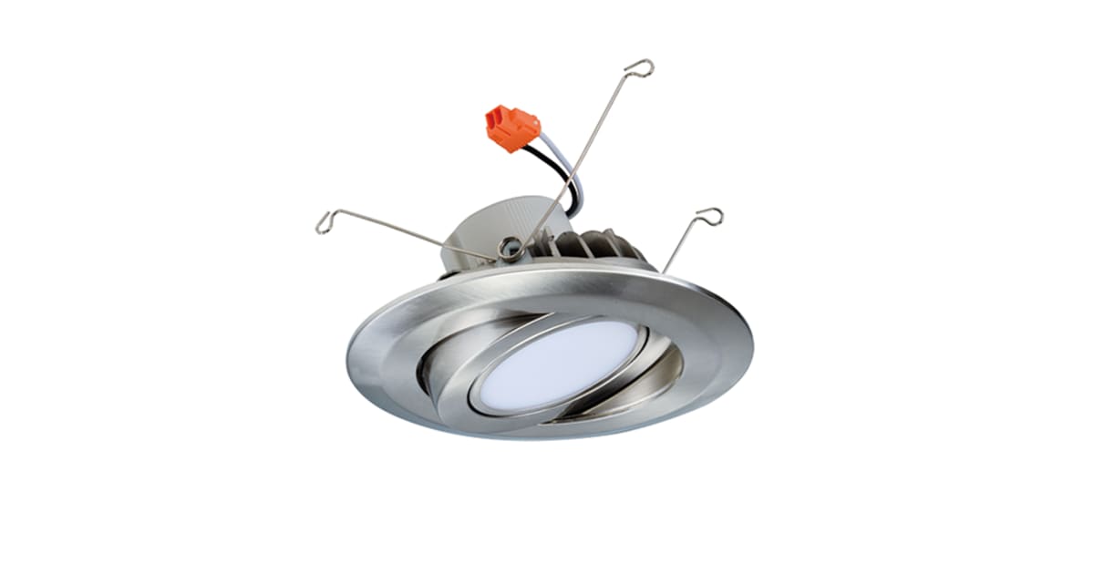 RP Lighting and Fans 8553-30-BN-D 3-3/4" Canless Recessed Light Fixture ...