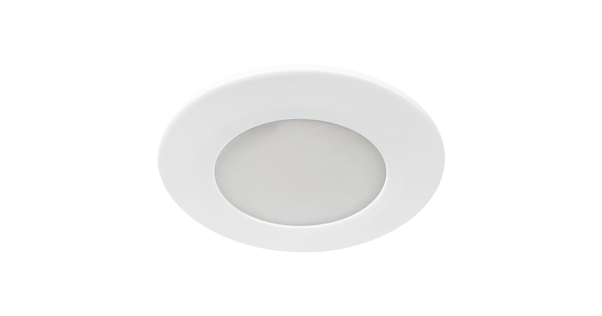 RP Lighting and Fans 8708WH-90-3K Kingston 5" Wide Flush Mount 3000K ...