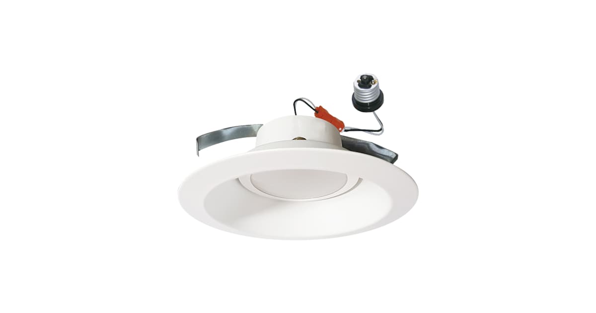 RP Lighting and Fans 8724WH 4" LED Recessed Trim - Fire Rated and IC ...