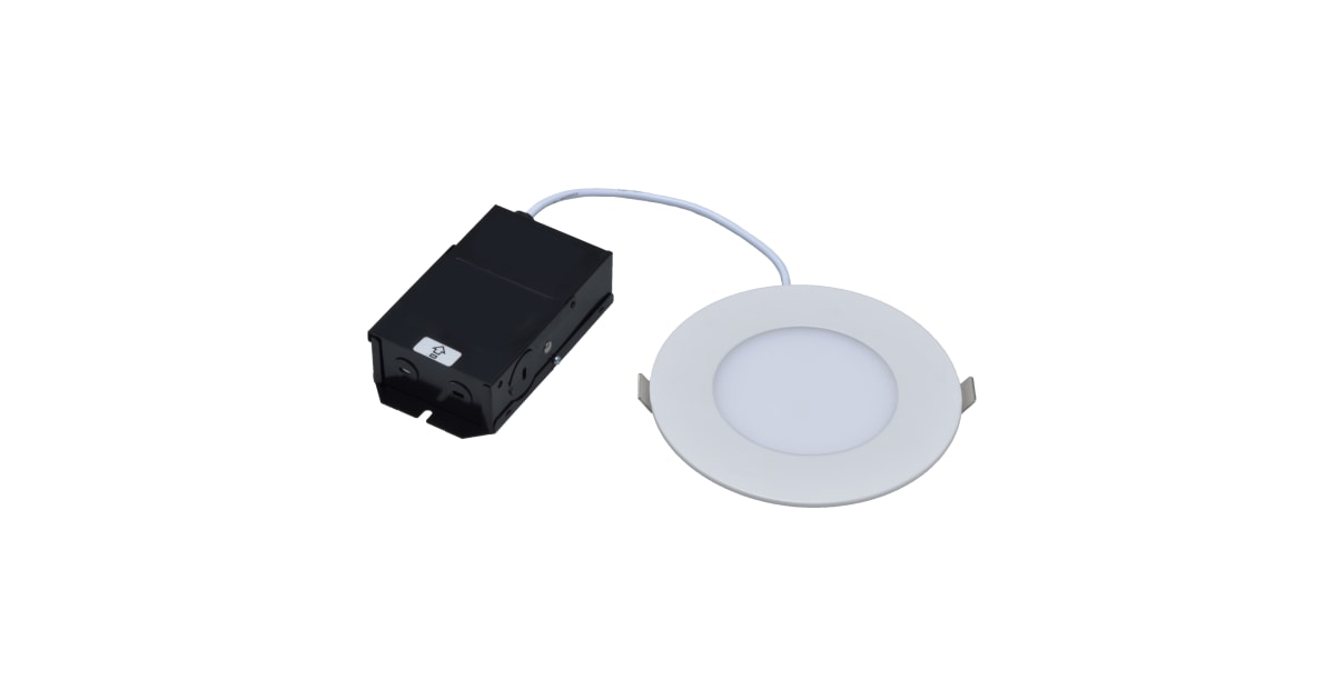 RP Lighting and Fans 8742WH-90-3K-D 3" Canless Recessed Light Fixture ...
