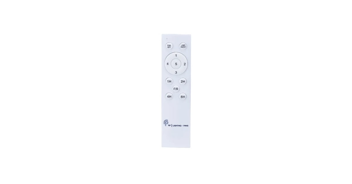 RP Lighting and Fans RC-7 5 Speed Remote Control for Specific Fans ...