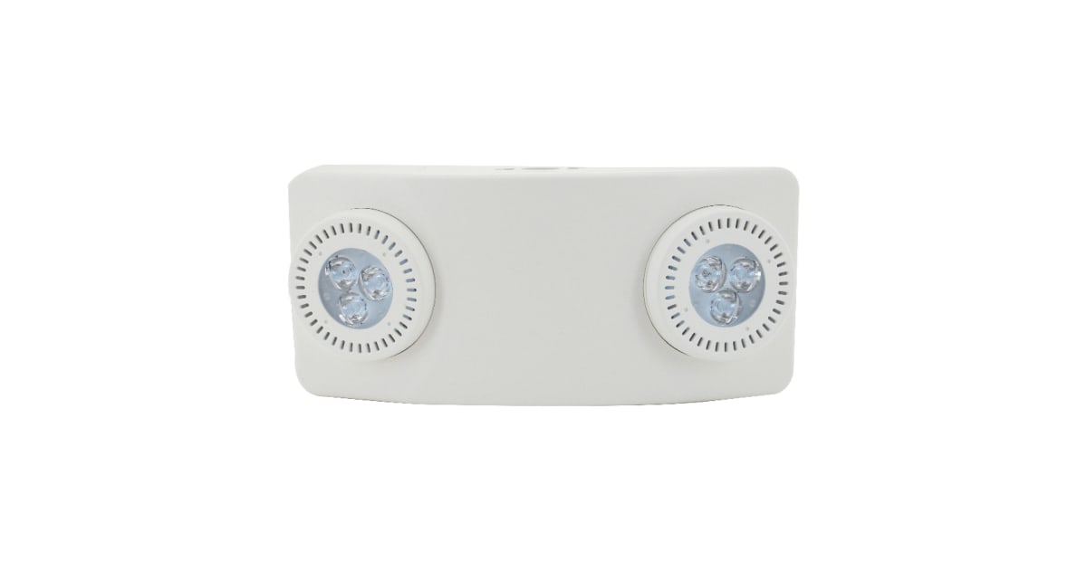 RP Lighting and Fans REL6LED-WH Jinson 12" Standard Output Emergency ...