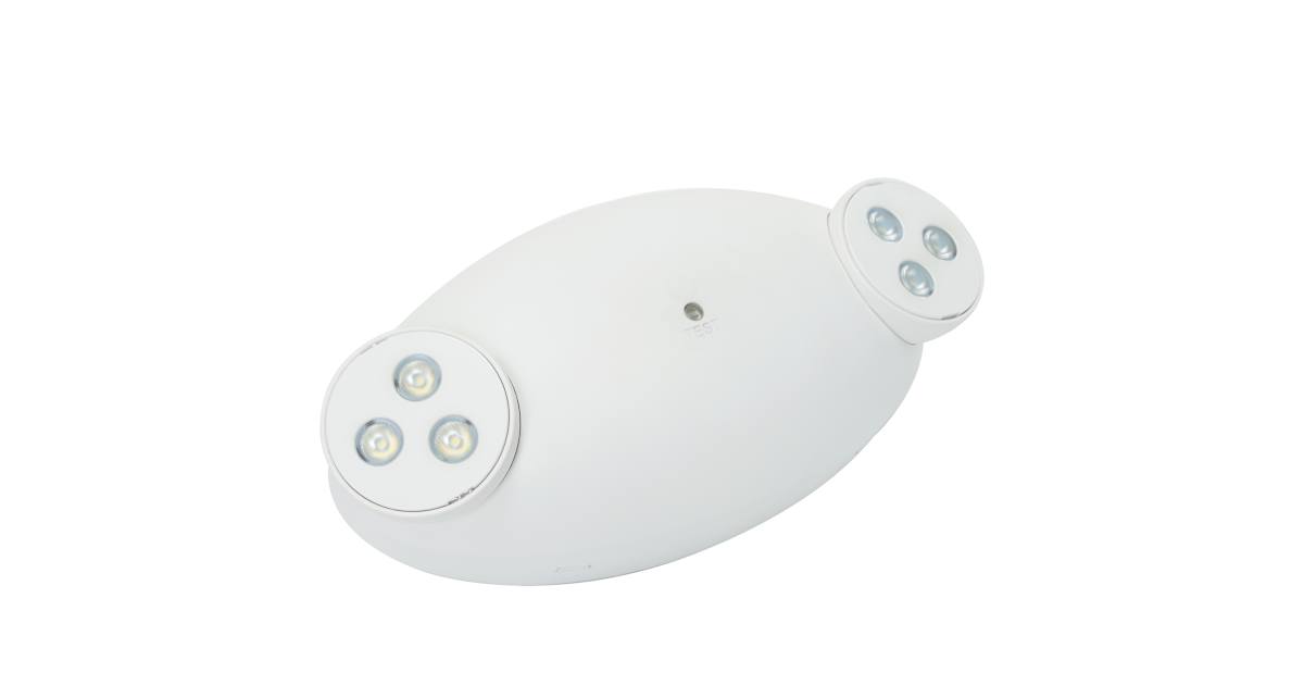 RP Lighting and Fans REL8 Brady Double-Head LED Exit Emergency Light ...