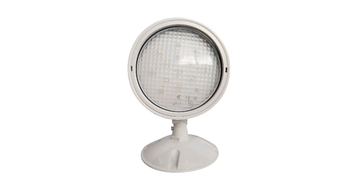 RP Lighting and Fans RH19 5" Wet LED Single Remote Head Emergency Light ...