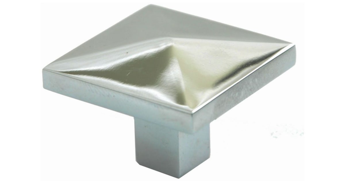 Rusticware 917CH Modern Faceted 1-1/4" Square Pyramid Cabinet Knob ...