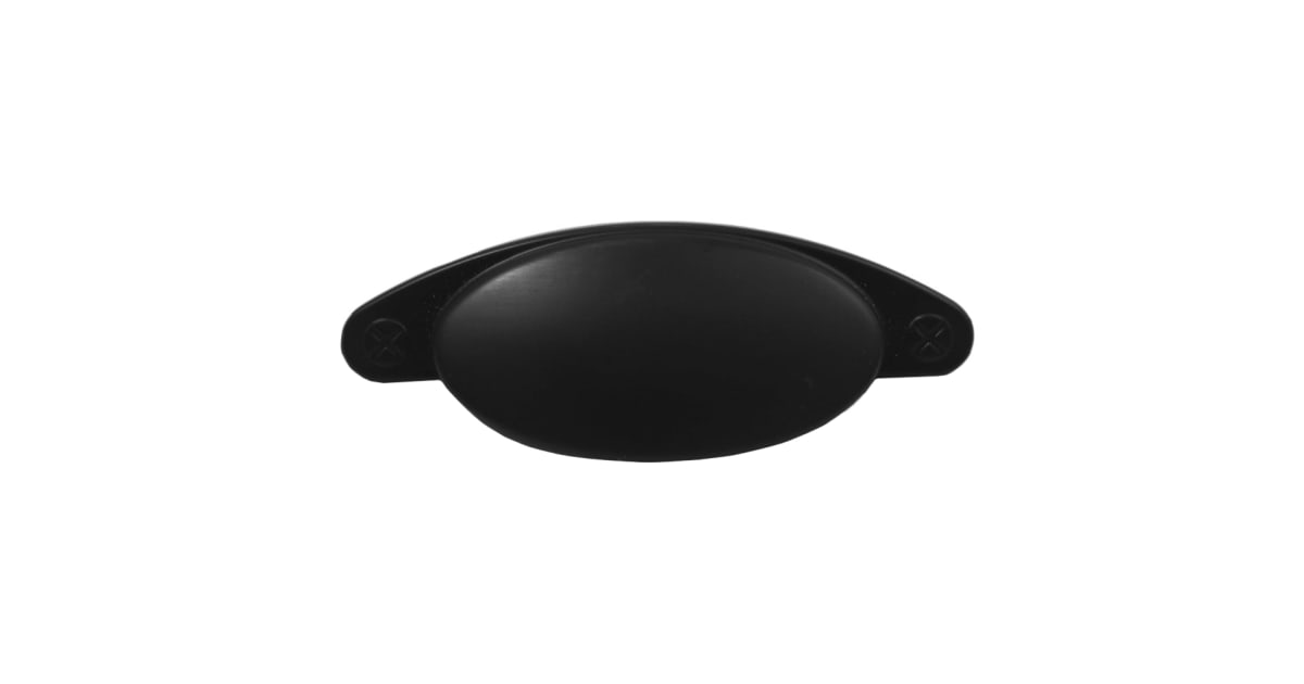 Rusticware 945BLK Country Rustic 3" Center to Center Surface Mount ...