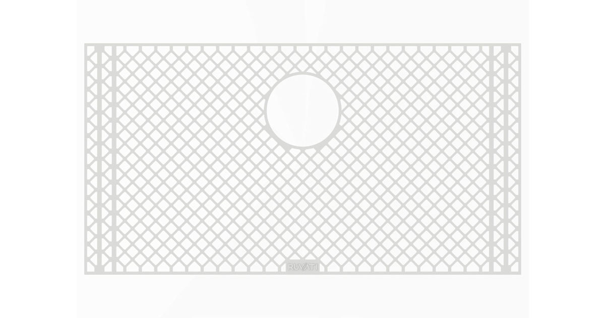 Ruvati RVA48300GR Accessories 29-7/8" L x 15-3/4" W Silicone Basin Rack ...