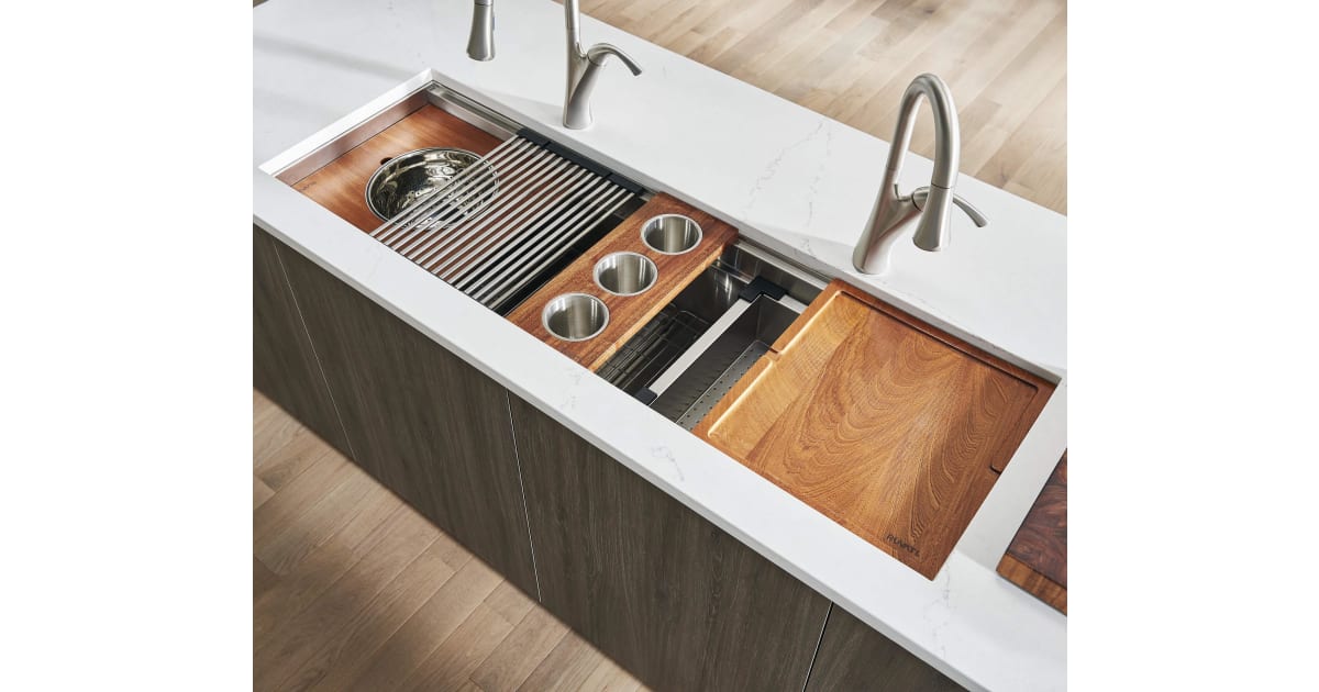 Ruvati RVH8333 Roma 45" Undermount Single Basin Stainless Steel ...