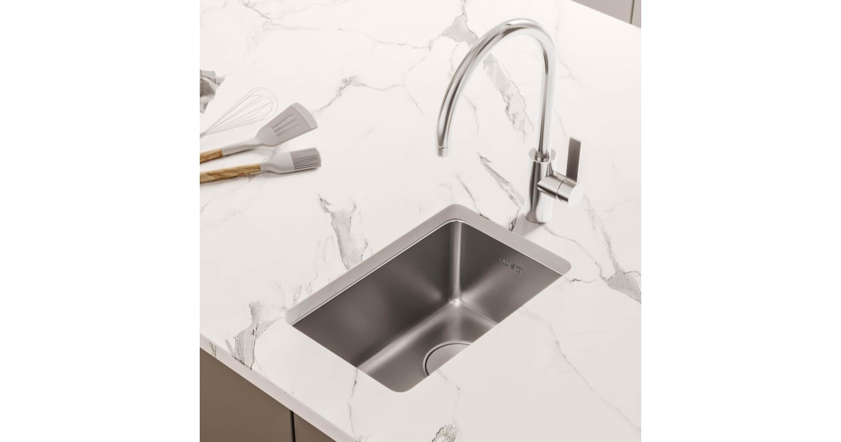 Ruvati RVM5815 Modena 15" Undermount Single Basin Stainless Steel Bar ...