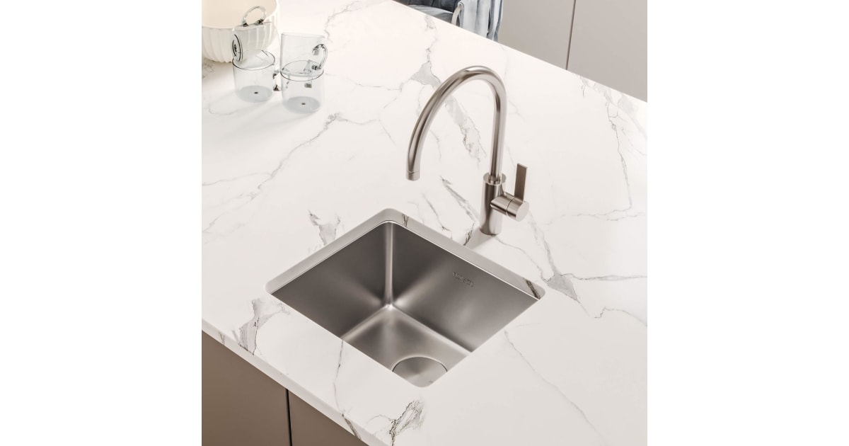 Ruvati RVM5916 Modena 18" Undermount Single Basin Stainless Steel Bar ...