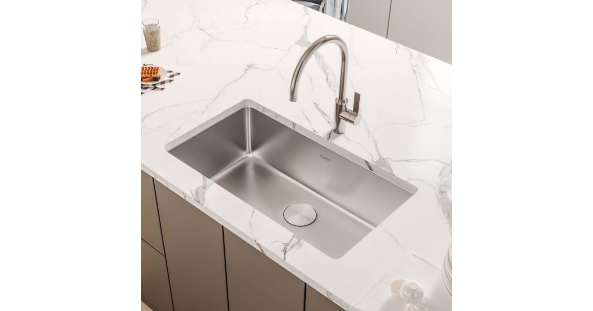 Ruvati RVM5931 Modena 31" Undermount Single Basin Stainless Steel ...