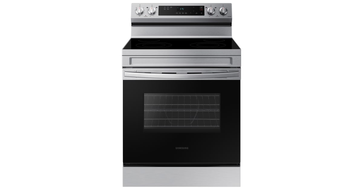 Samsung NE63A6111SS 30 Inch Wide 6.3 Cu. Ft. Free Standing Electric ...