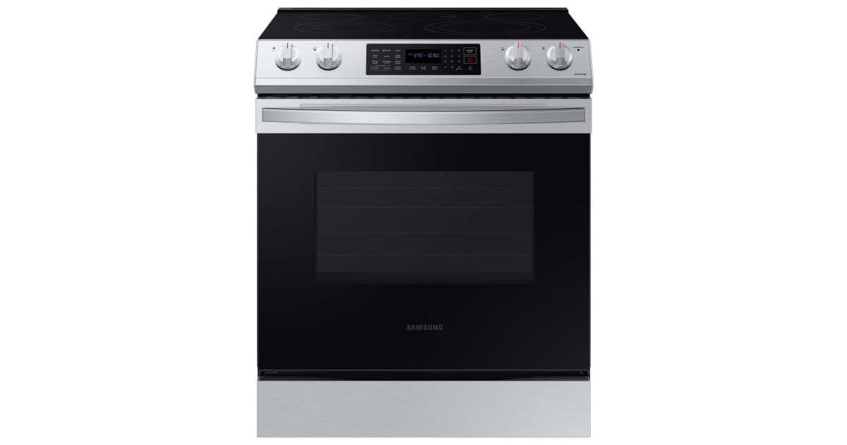 Samsung NE63BG8315SS 30 Inch Wide 6.3 Cu. Ft. Free Standing Electric ...