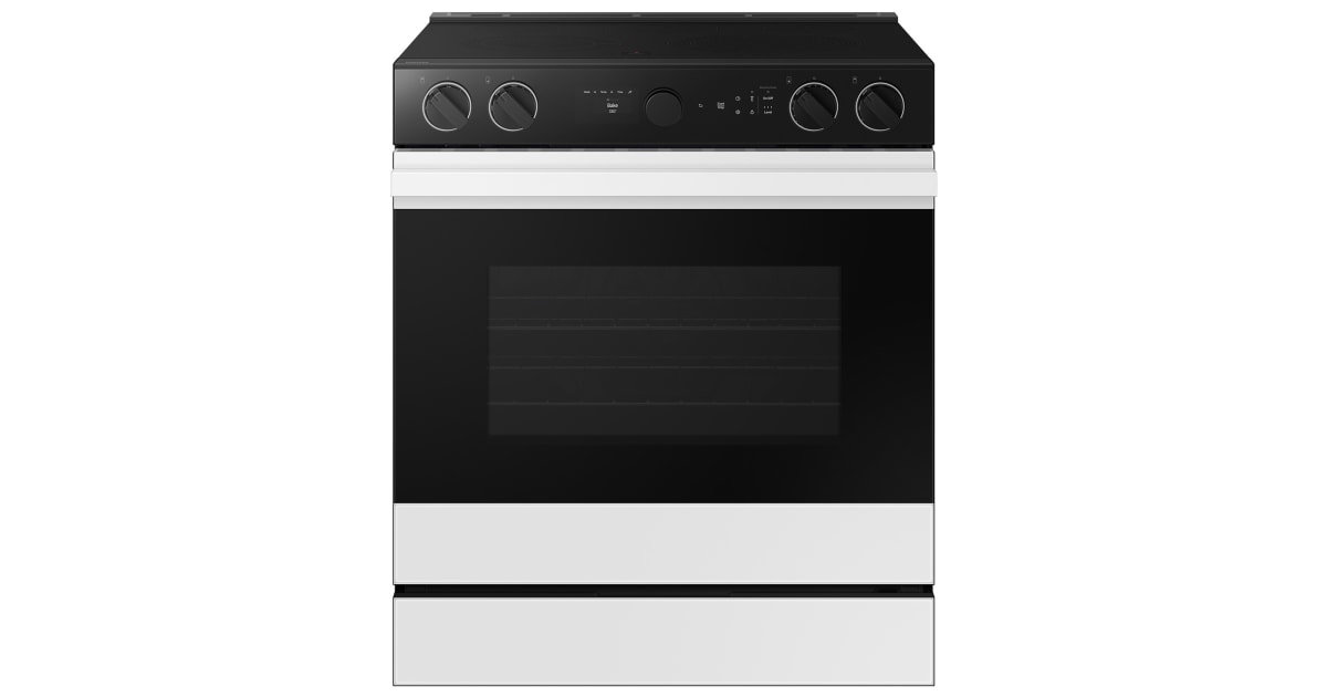 Samsung NSE6DB870012AA Bespoke 30 Inch Wide 6.3 Cu. Ft. Slide In ...