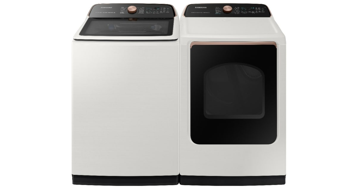 Samsung WA55A7300AE-DVG55A7300E 28 Inch Wide 5.5 Cu. Ft. Top Loading ...