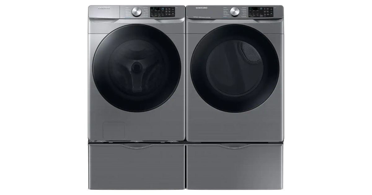 Samsung WF45B6300AP-DVE45B6300P-WE402NP 27 Inch Wide 4.5 Cu. Ft. Front ...