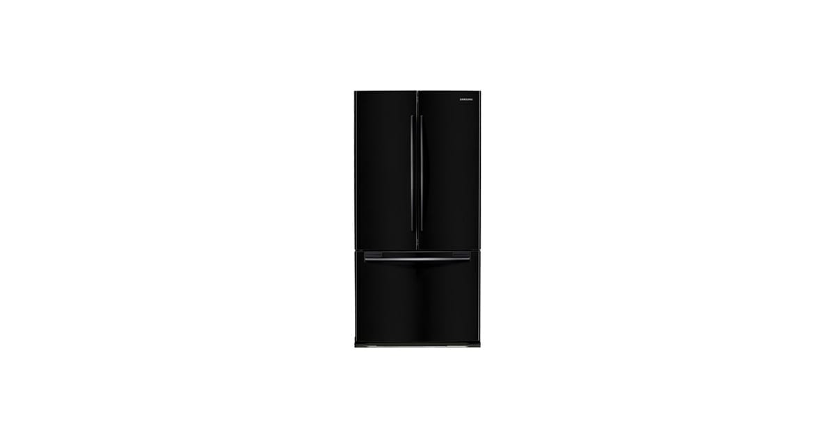Samsung RF197ACBP 18 Cubic Foot French Door Refrigerator with 3 Doors ...
