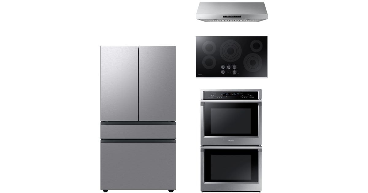 Samsung SAMSUNG-BI-EL-PACKAGE-2 Four Piece Built-In Electric Kitchen ...