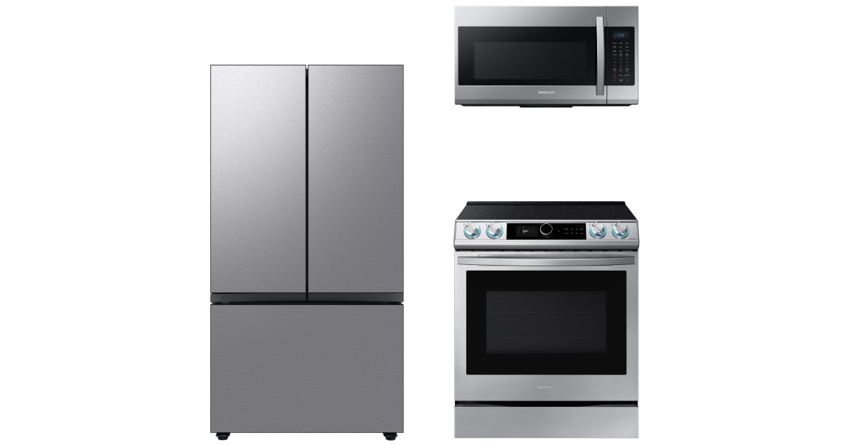 Samsung SAMSUNG-BI-EL-PACKAGE-4 Three Piece Built-In Electric Kitchen ...