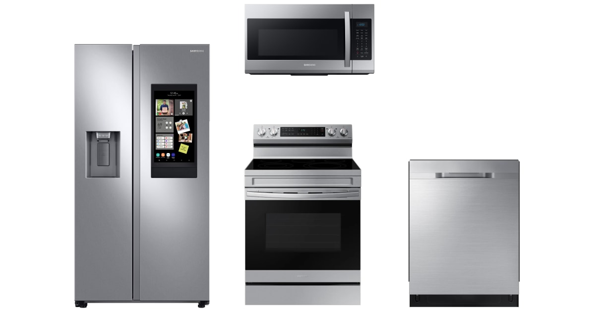 Samsung SAMSUNG-BI-EL-PACKAGE-5 Four Piece Built-In Electric Kitchen ...