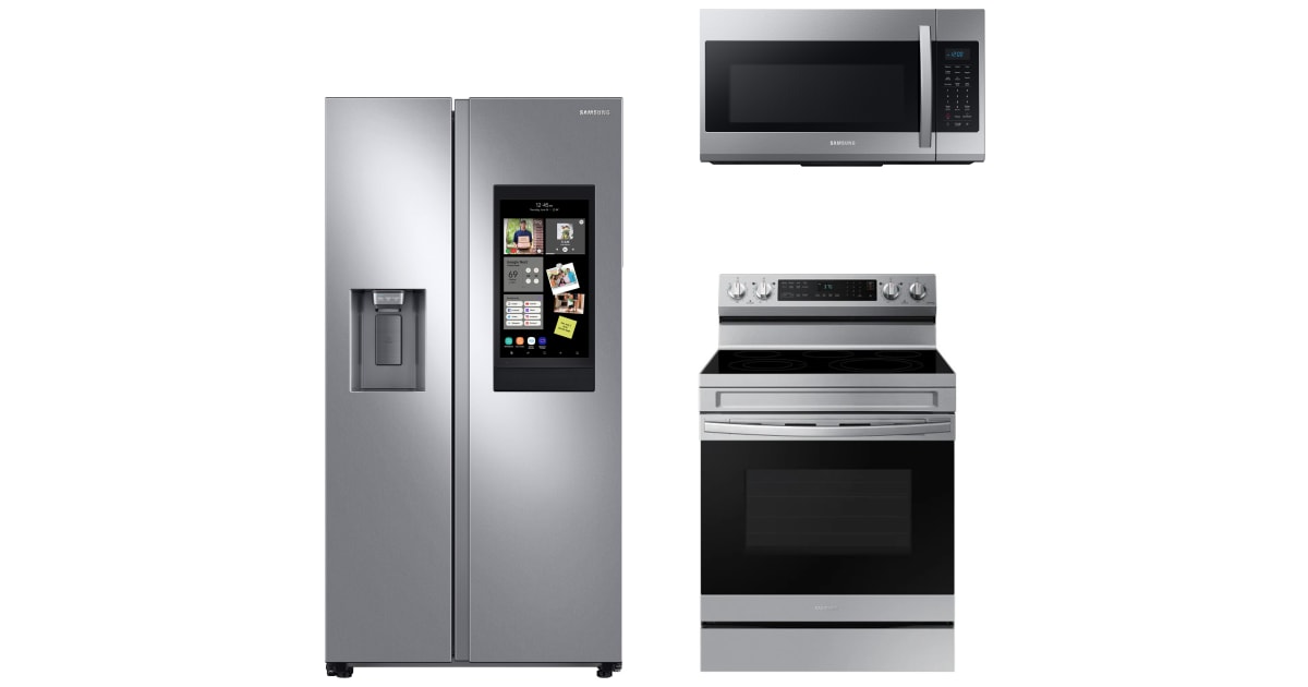 Samsung SAMSUNG-BI-EL-PACKAGE-6 Three Piece Built-In Electric Kitchen ...