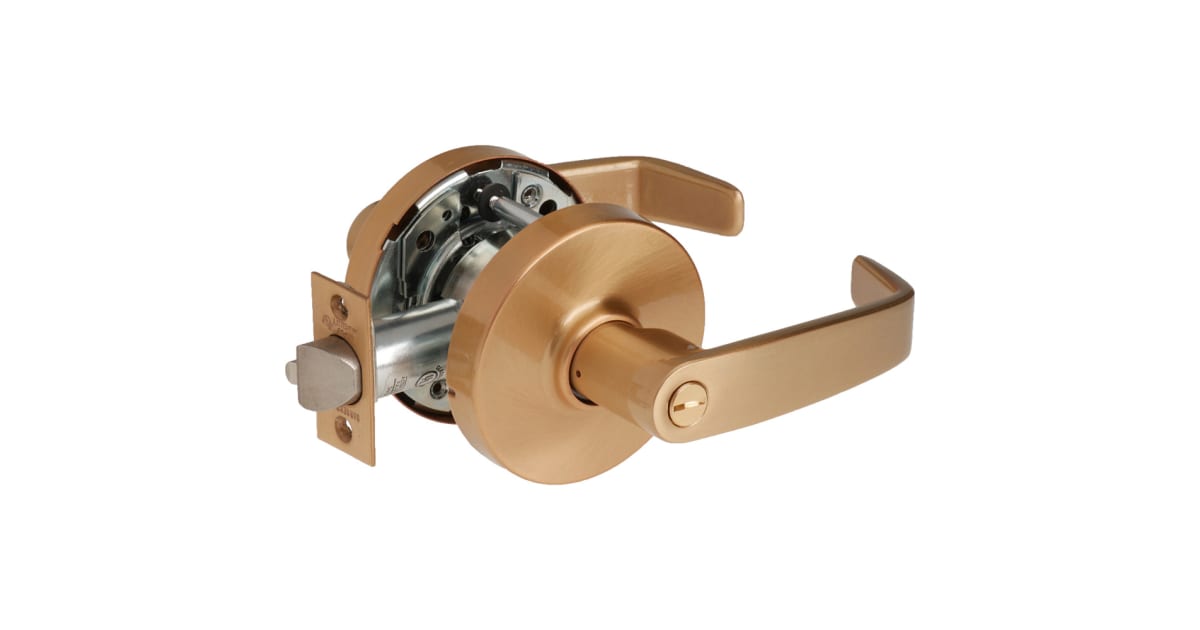 Sargent 28-10U65-LL-10 10 Line Grade 1 Privacy Door Lever Set with L ...