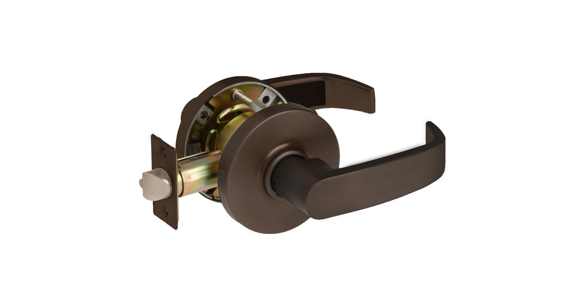 Sargent 28-65U15-KL-10B 65 Line Grade 2 Passage Door Lever Set with L ...