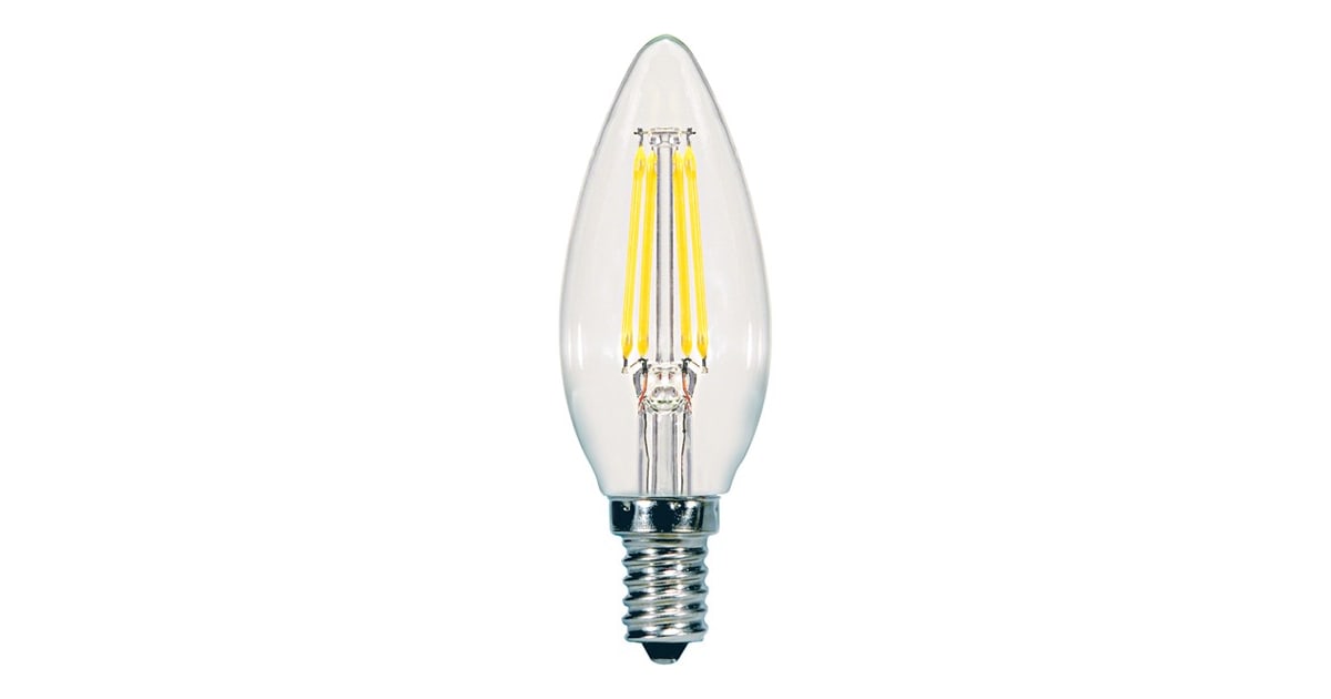 Satco Lighting S9961 Single B11 Bulb 5.5W Candelabra (E12) LED Bulb ... Satco Lighting S9961 Single B11 Bulb 5.5W Candelabra (E12) LED Bulb ...
