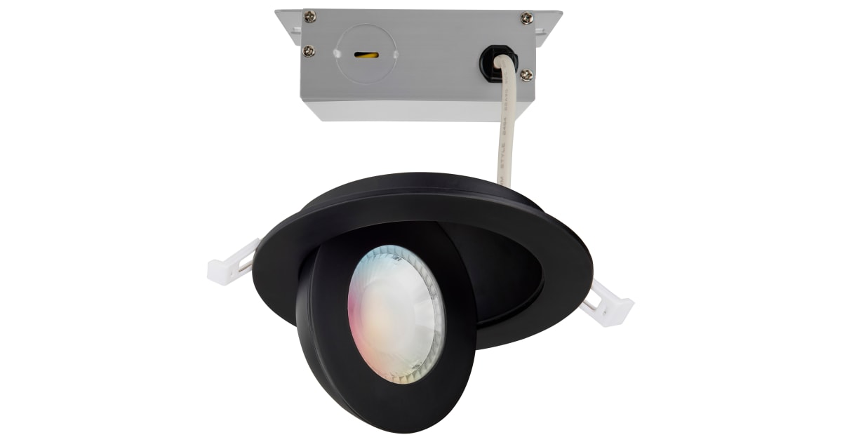 Satco Lighting S11294 Starfish 4" Integrated RGB LED Adjustable Smart ...