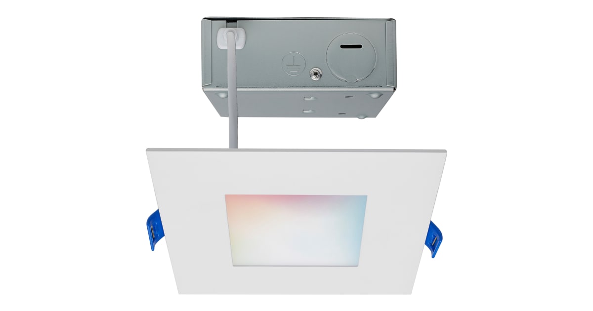 Satco Lighting S11561 Starfish 4" Integrated LED Shower / Square Smart ...
