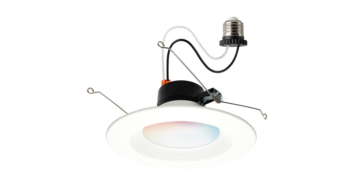 Satco Lighting S11570 Starfish 6" Integrated LED Baffle Smart Recessed ...