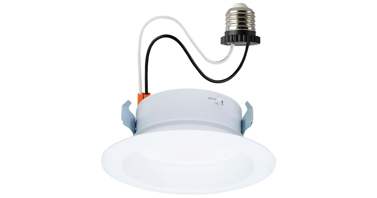 Satco Lighting S11647 ColorQuick 4" Integrated LED Open Recessed Trim ...
