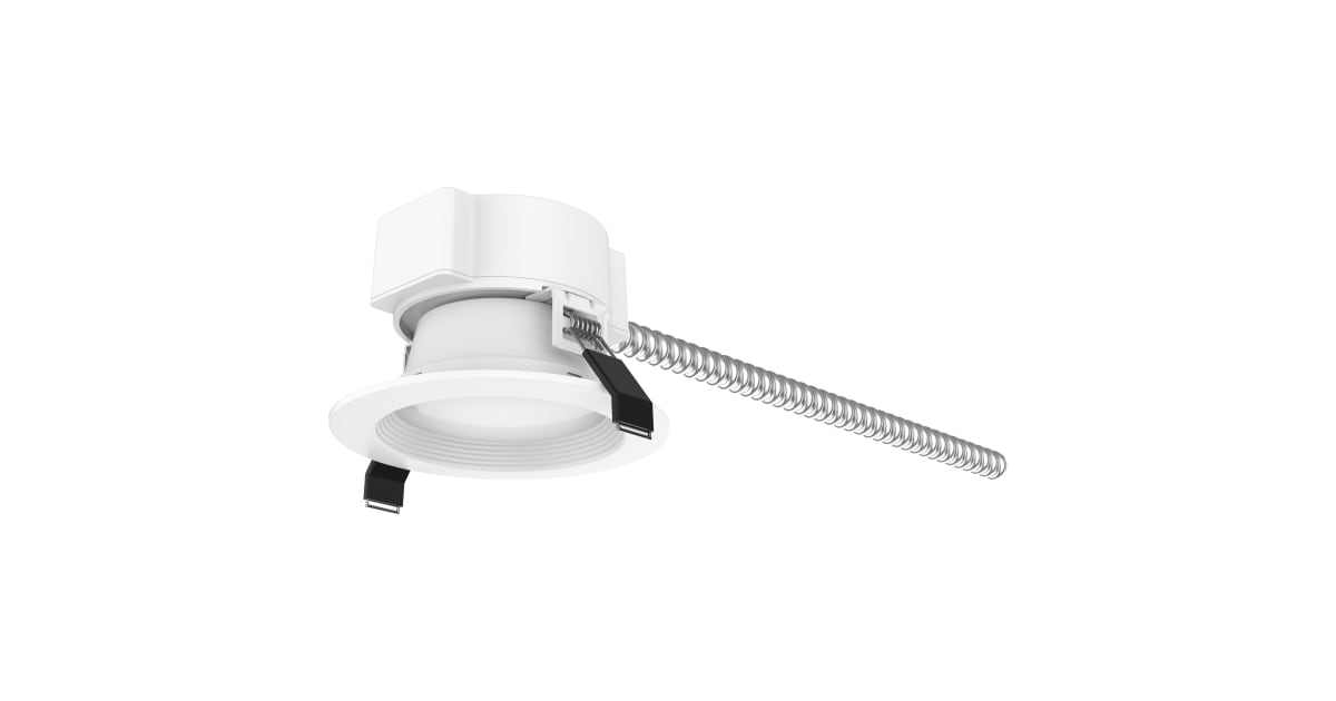 Satco Lighting S11850 Blink 4" Integrated LED Baffle Recessed Trim and ...