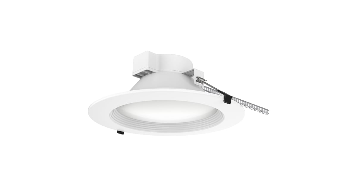 Satco Lighting S11853 Blink 10" Integrated LED Baffle Recessed Trim and ...