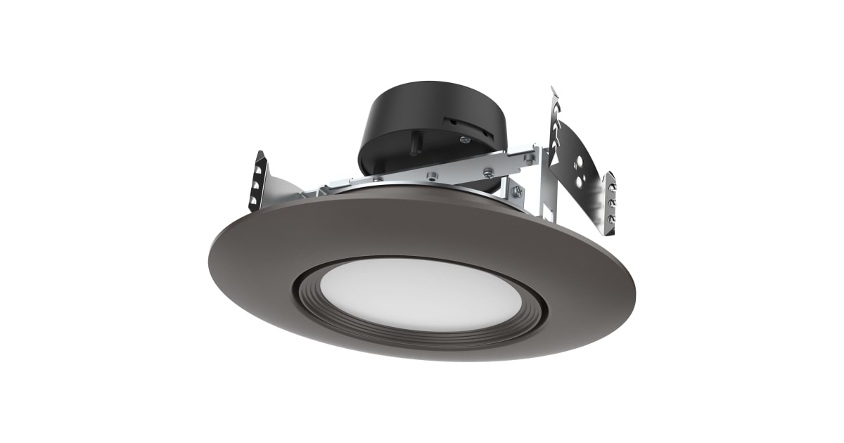 Satco Lighting S11859 ColorQuick 7-1/2" Integrated LED Baffle Recessed ...