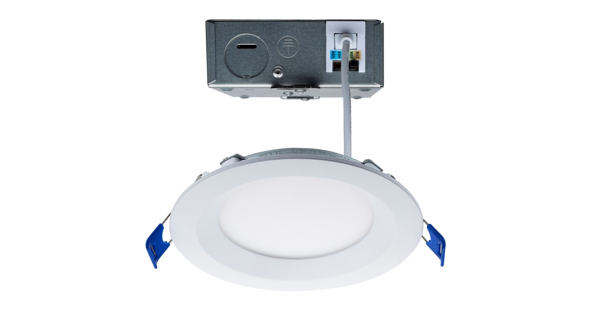 Satco Lighting S11870 ColorQuick 4" Integrated LED Baffle Recessed Trim ...