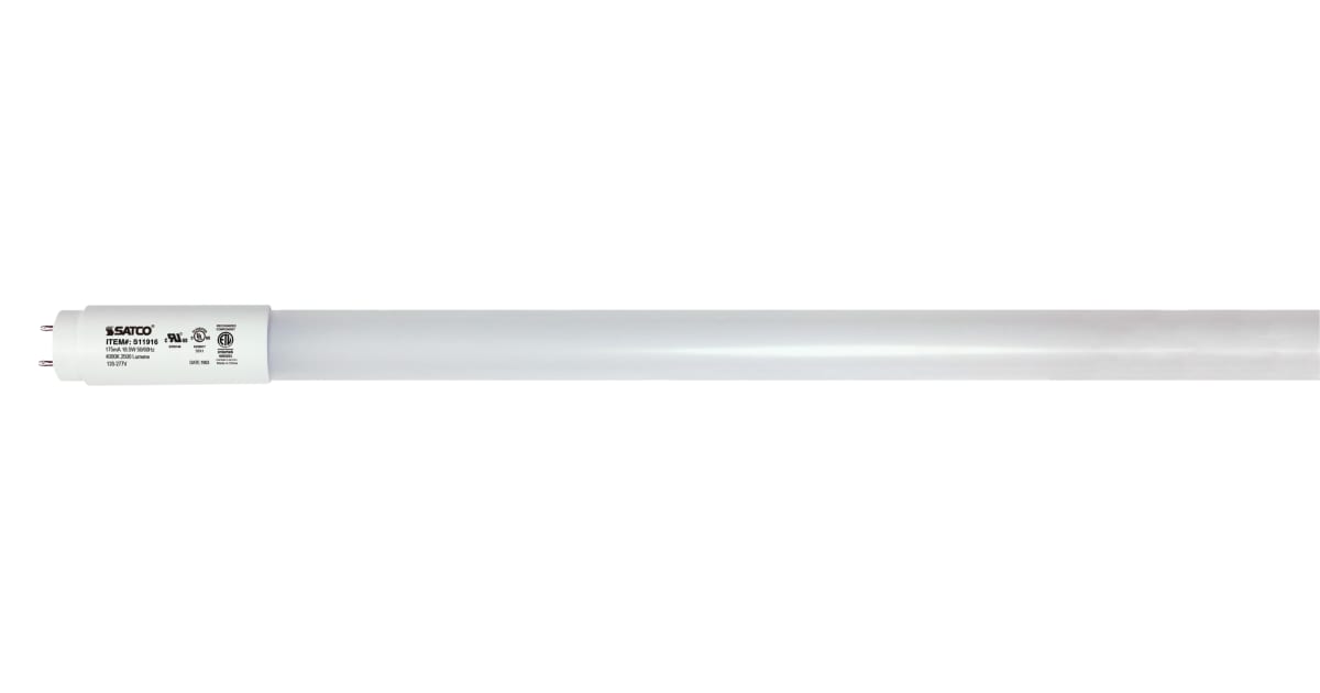 Satco Lighting S11916 Single 48 Inch 18.5 Watt T8 Bi Pin LED Bulb ...