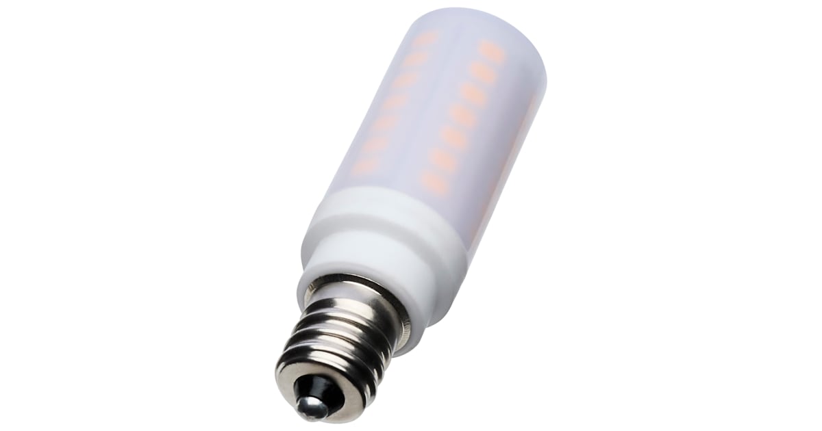 Satco Lighting S12345 5 Watt Dimmable T6 Candelabra (E12) LED Bulb ...