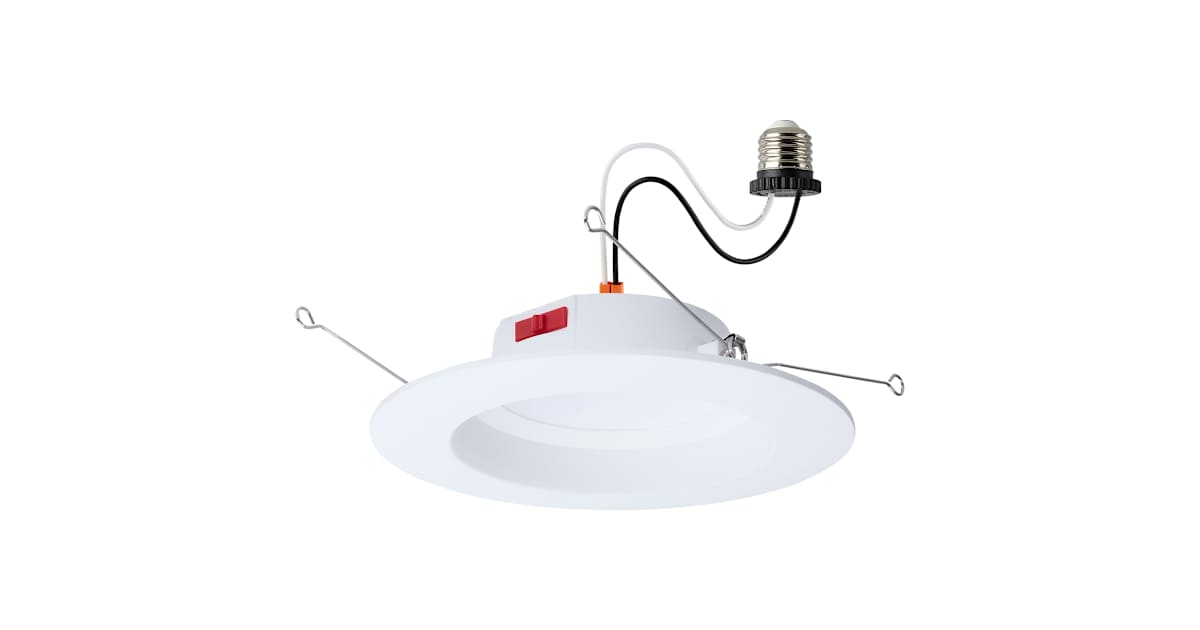 Satco Lighting S12604 ColorQuick 6" Integrated LED Open Recessed Trim ...