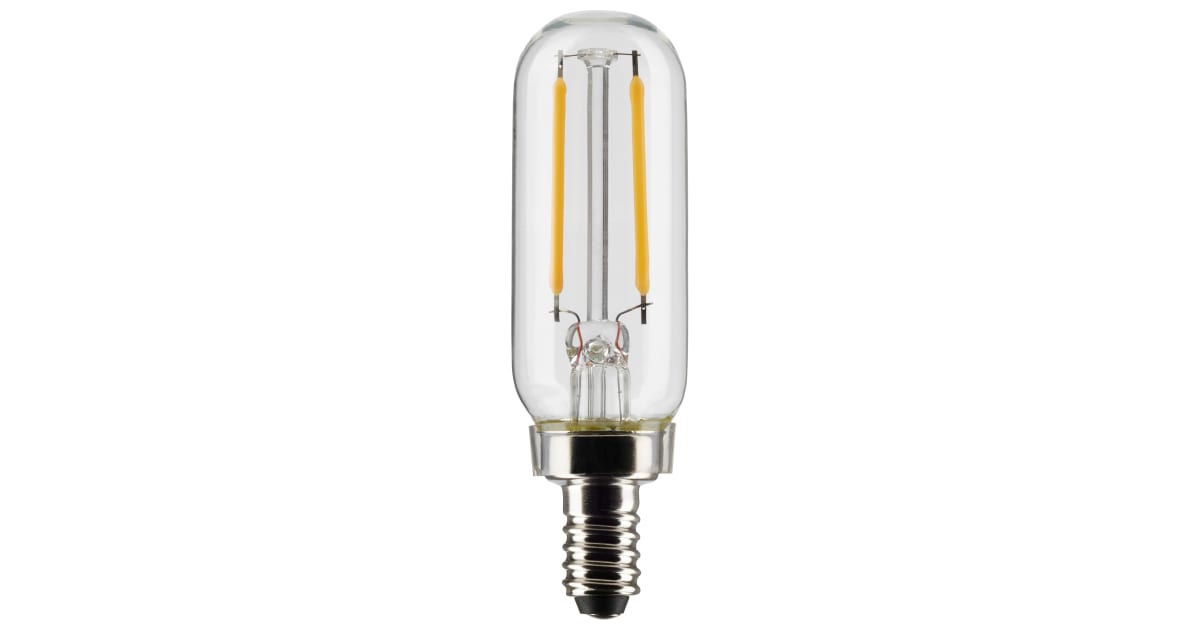 Satco Lighting S21340 2.8 Watt Vintage Edison Dimmable T6 Candelabra ...