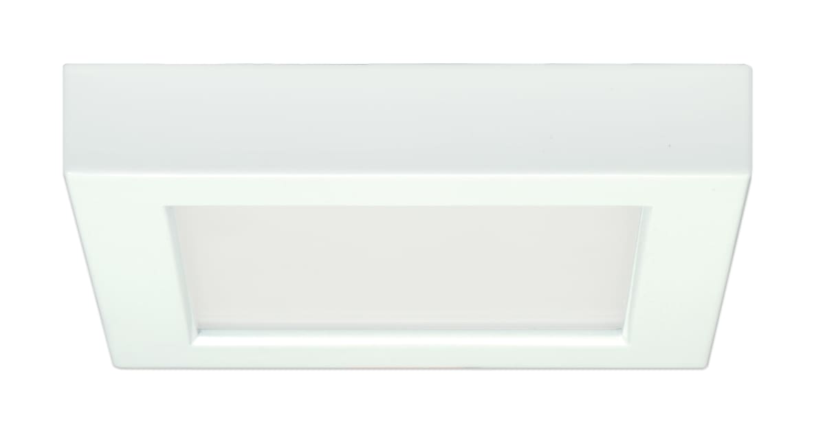 Satco Lighting S21506 6" Wide Integrated LED Flush Mount Square Ceiling ...