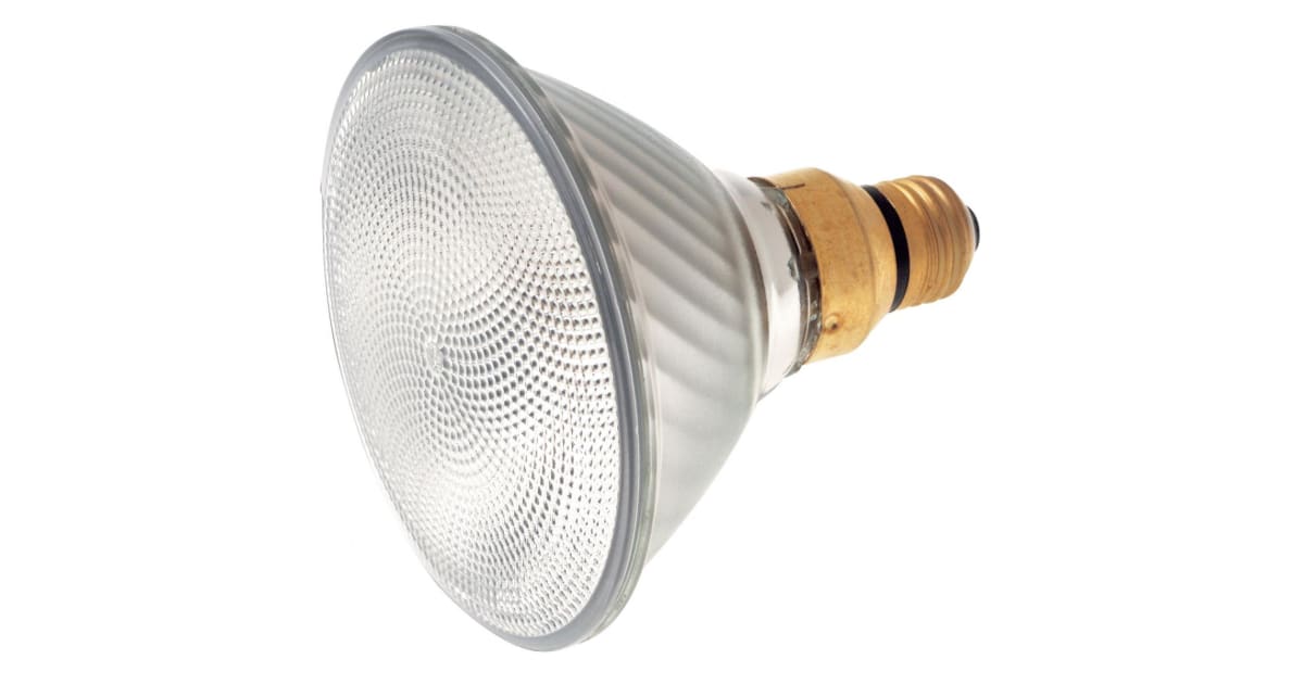 Satco Lighting S2248 Single 60 Watt Dimmable PAR38 Shaped Medium (E26 ...