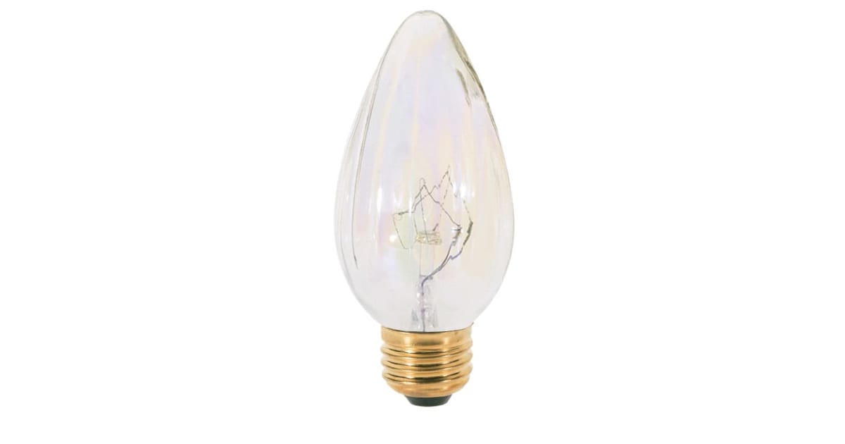 Satco Lighting S2769 40 Watt Dimmable F15 Medium (E26) Incandescent ...