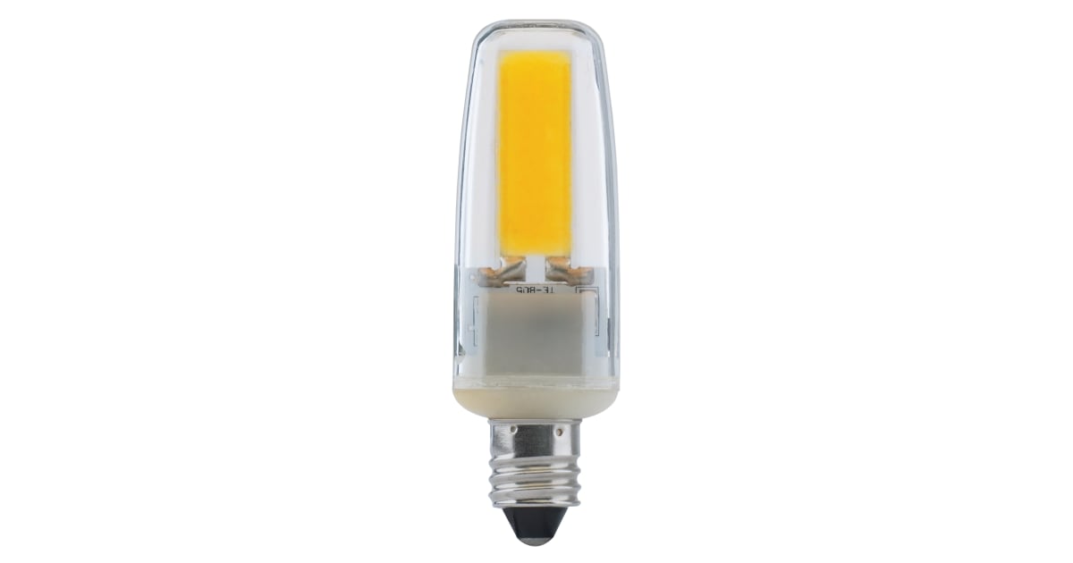 Satco Lighting S28684 Single 4 Watt Dimmable Mini Candelabra (E11) LED ... Satco Lighting S28684 Single 4 Watt Dimmable Mini Candelabra (E11) LED ...