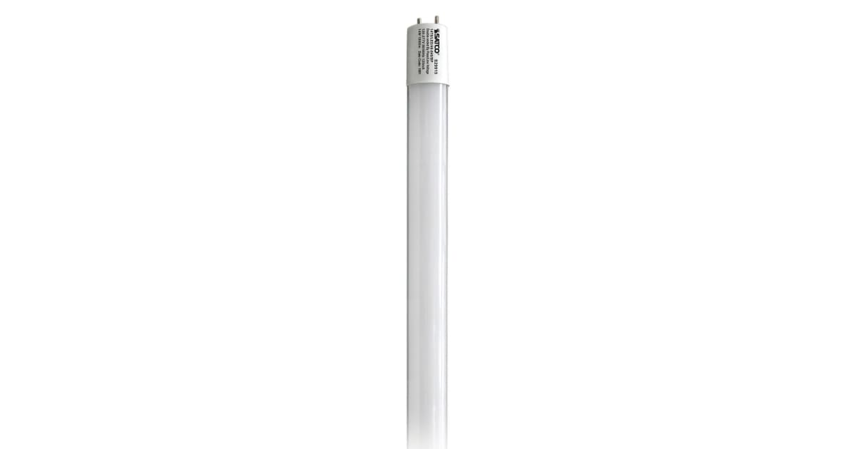 Satco Lighting S29915 Single 48 Inch 14 Watt T8 Bi Pin LED Bulb with ...