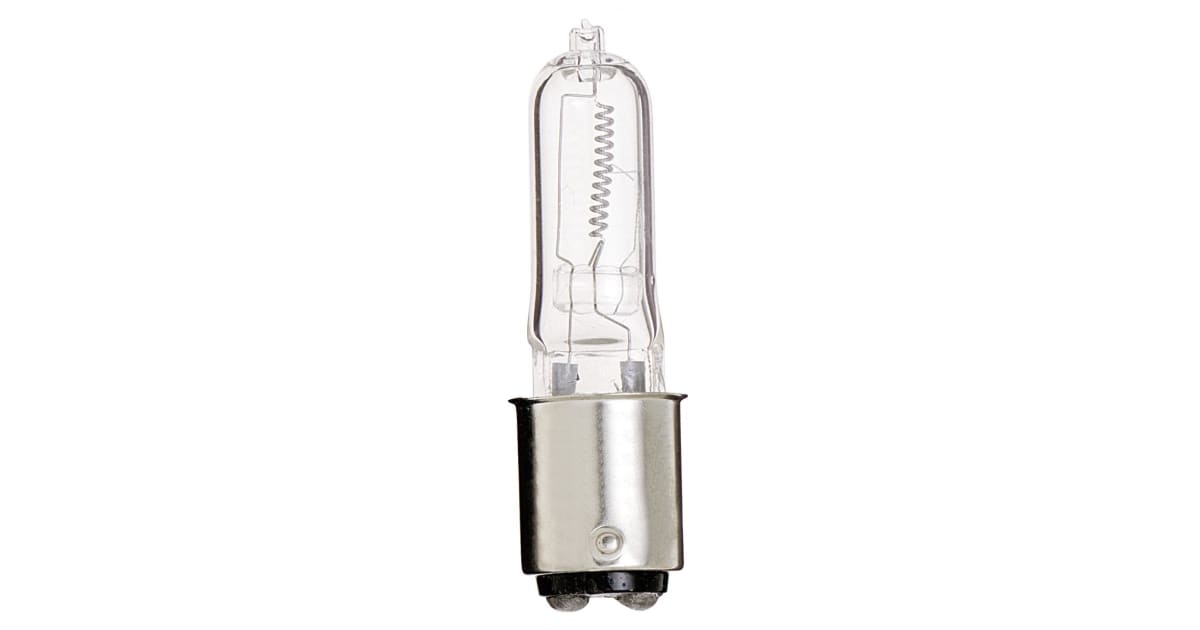 Satco Lighting S3122 Pack of (2) 150 Watt Dimmable T4.5 Shaped BA15d ...