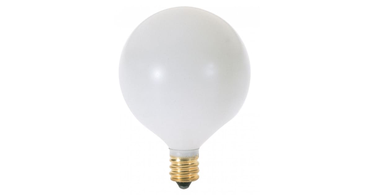 Satco Lighting S3825 Pack of (10) 25 Watt Dimmable G16.5 Shaped ...