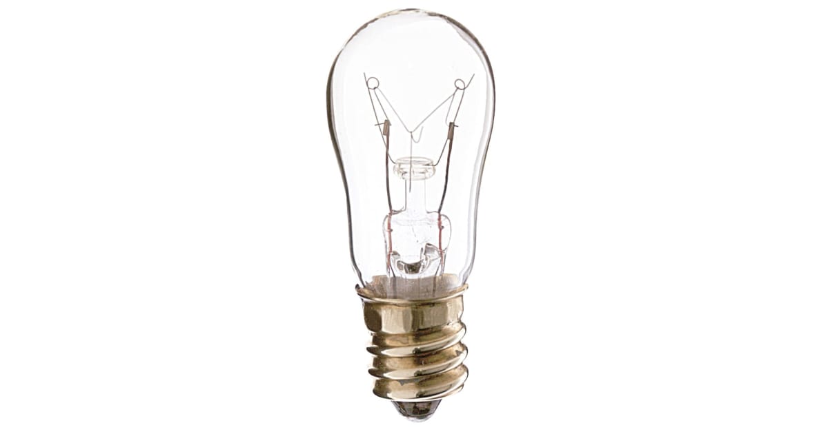 Satco Lighting S3900 6 Watt Dimmable S6 Candelabra (E12) Incandescent ...