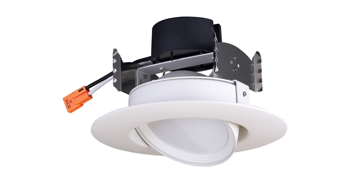 Satco Lighting S39466 LED Integrated Recessed Fixture 4" Adjustable ...