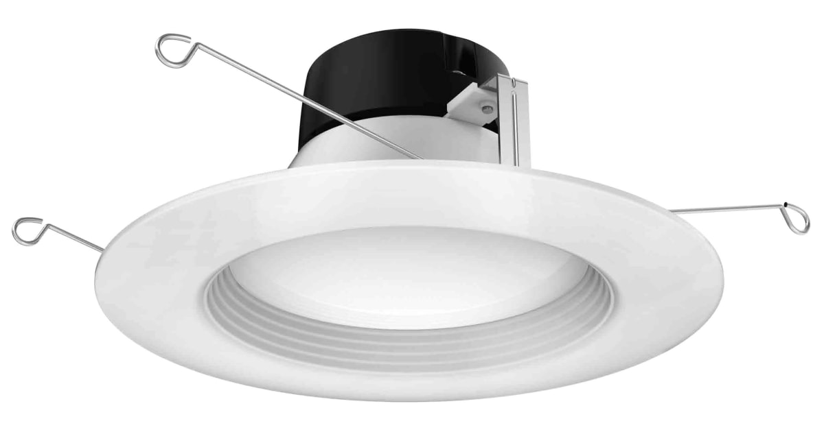 Satco Lighting S39724 LED Canless Recessed Fixture 5" Baffle Recessed ...